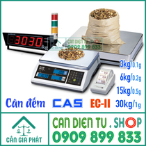 Cân đếm điện tử Cas EC II 3kg 6kg 15kg 30kg - có cổng kết nối Rs232